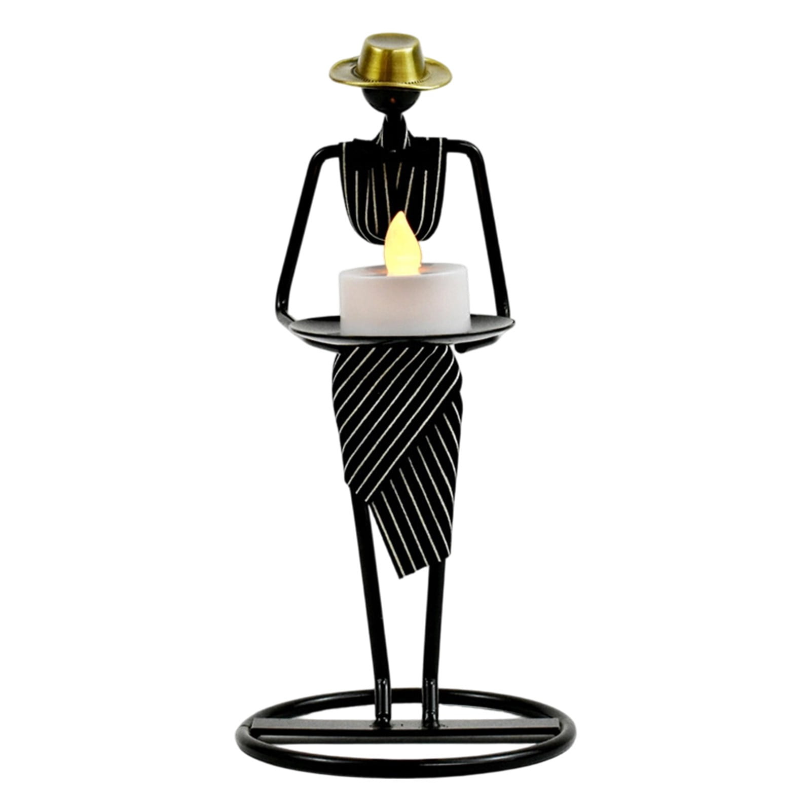 HASACHYL Server Candle Holder, Iron Candelabra for Dining Table Decor ...