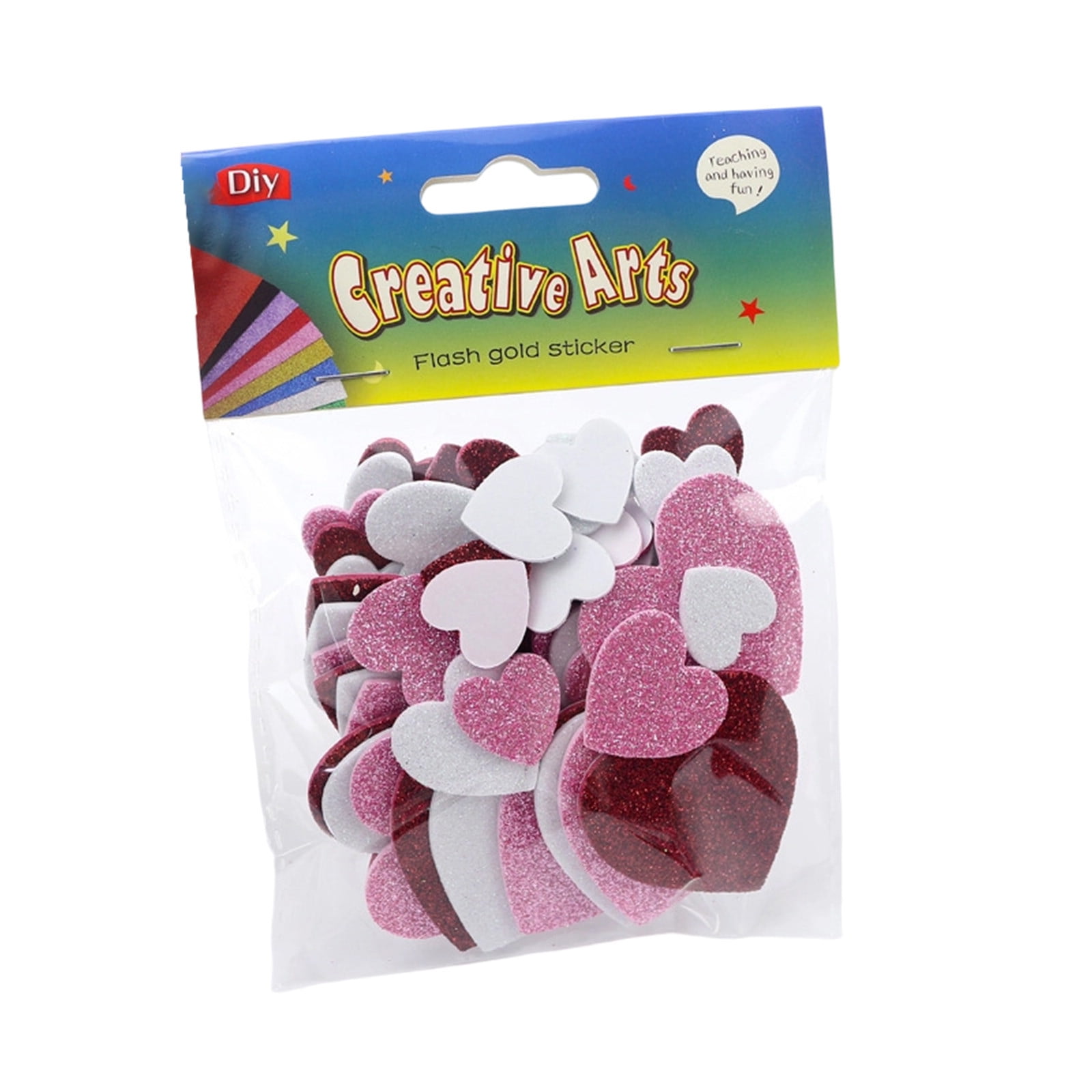 HASACHYL Valentine's Day EVA Stickers, Foam Heart Decals for ...