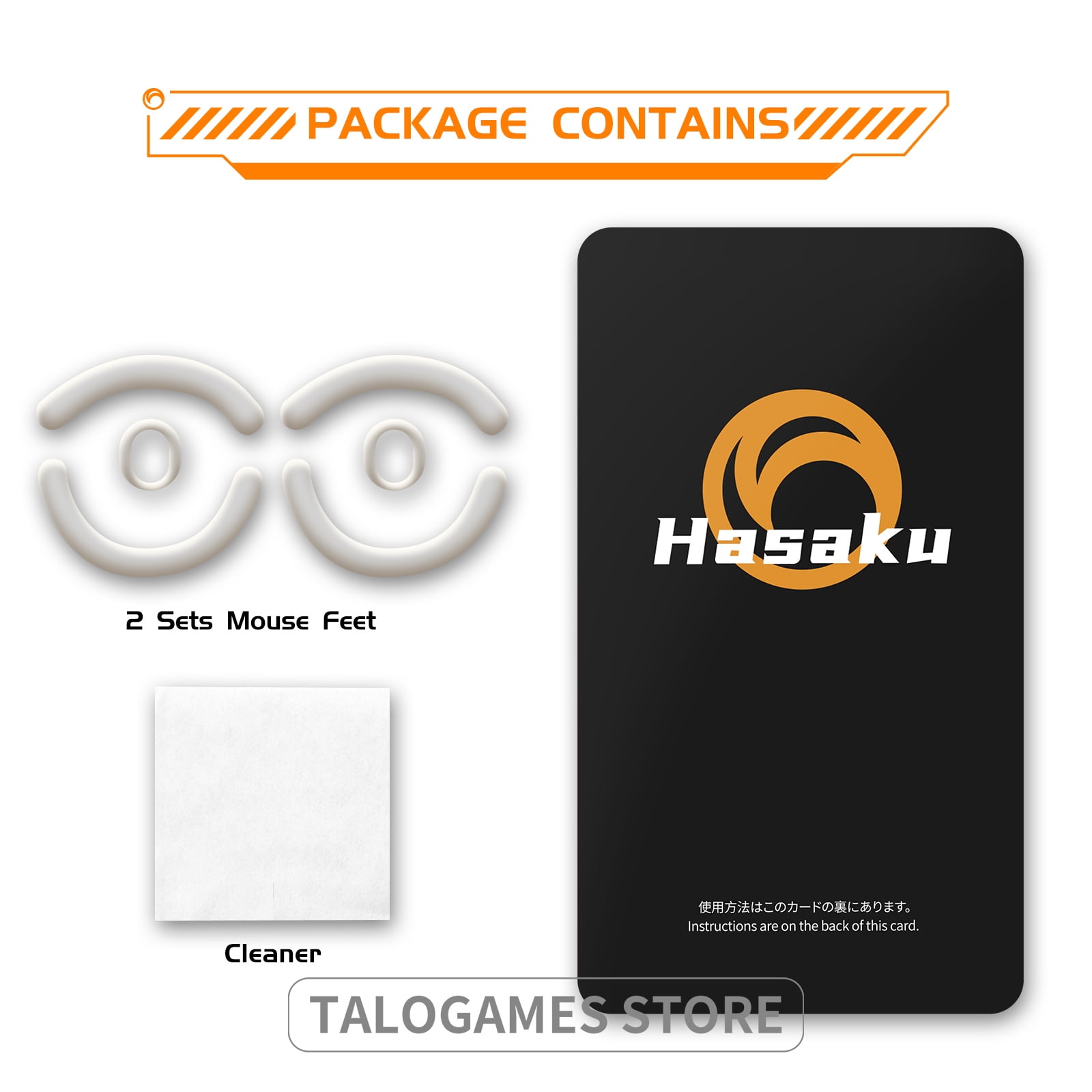 HASAKU ICE Version Mouse Feet Mouse Skates for Logitech G403 / G603 ...