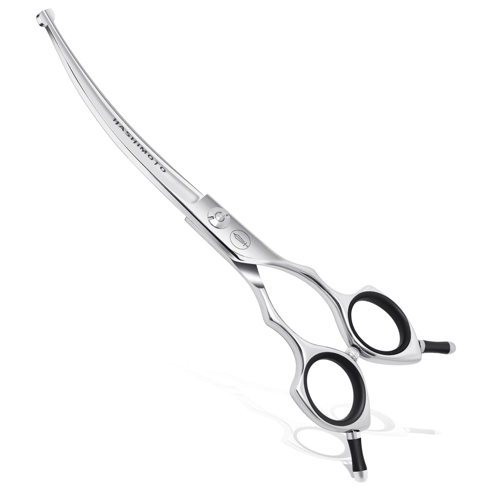 HASHIMOTO Dog Scissors for Grooming, Curved Dog Grooming Scissors with ...