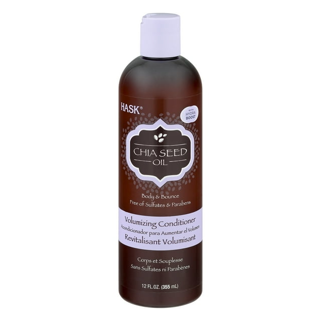 HASK Volumizing Conditioner Sulfate Free Chia Seed Oil with HydraBoost ...