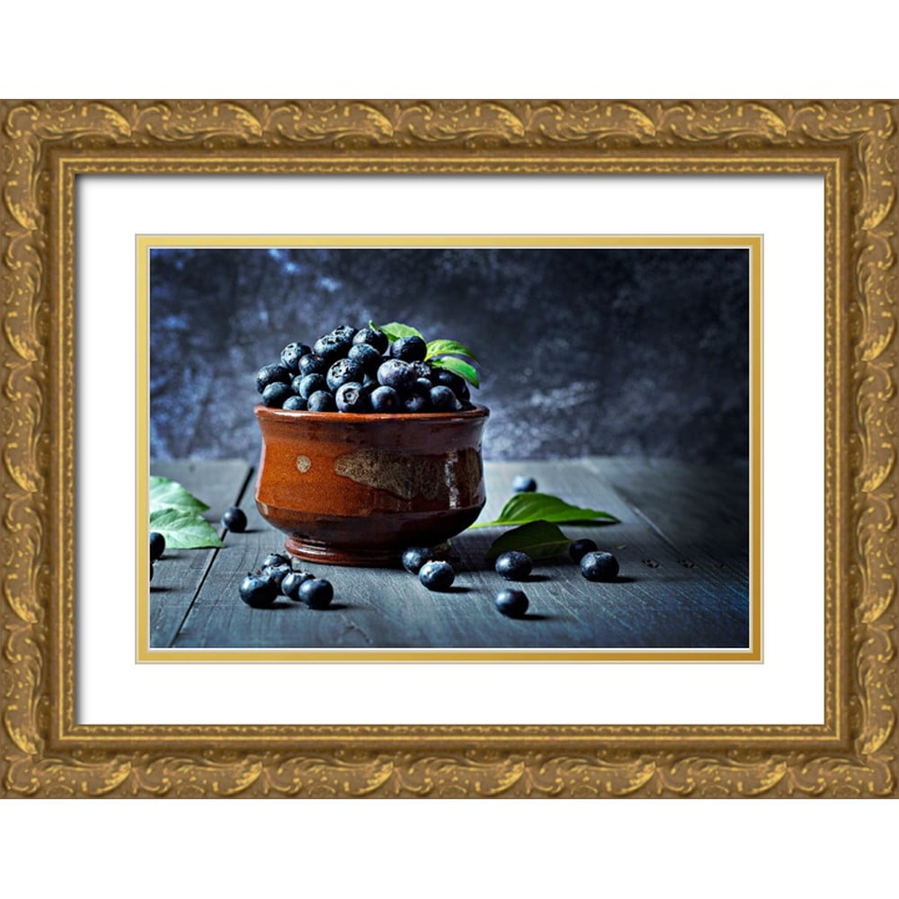 HASSAN, FAWZY 24x17 Gold Ornate Wood Framed with Double Matting Museum ...