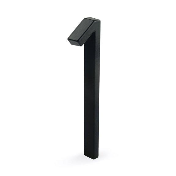 1pc 125mm Floating House Number Outdoor 5 inch Black Zinc Alloy Letter ...