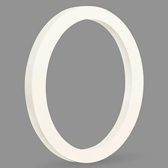 White Vinyl Numbers 6 Inch