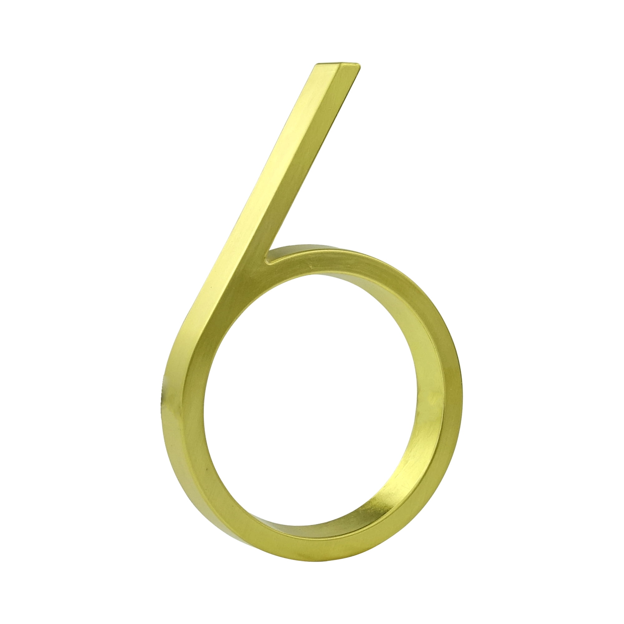 HASWARE Floating House Number Sign 5 inch (12 cm) Modern Door Numbers ...