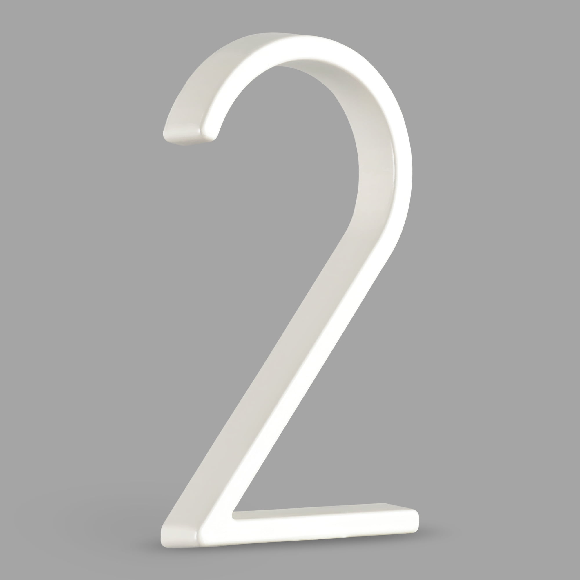 HASWARE Floating House Number Sign 5 inch (12 cm) Modern Door Numbers ...