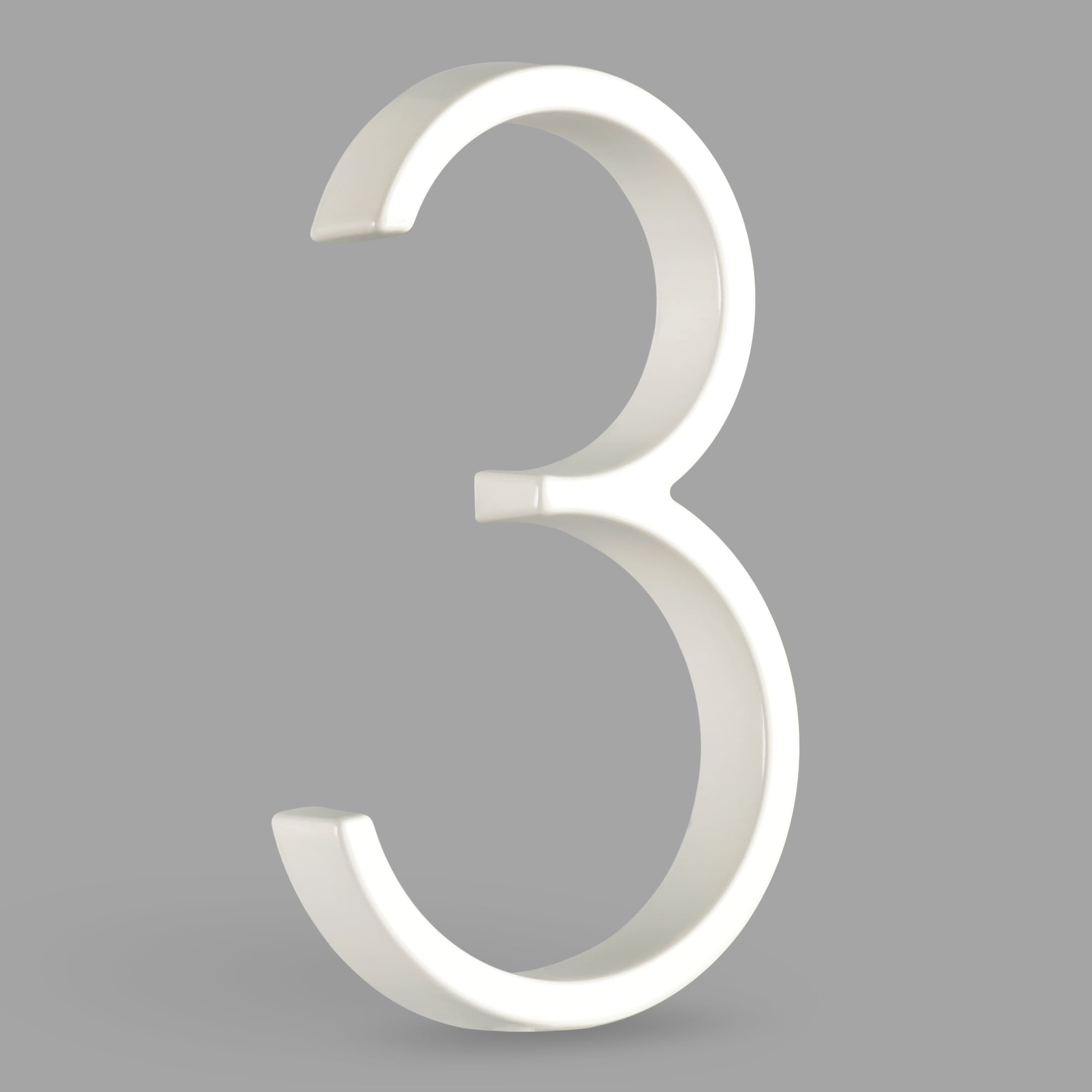 HASWARE Floating House Number Sign 5 inch (12 cm) Modern Door Numbers ...