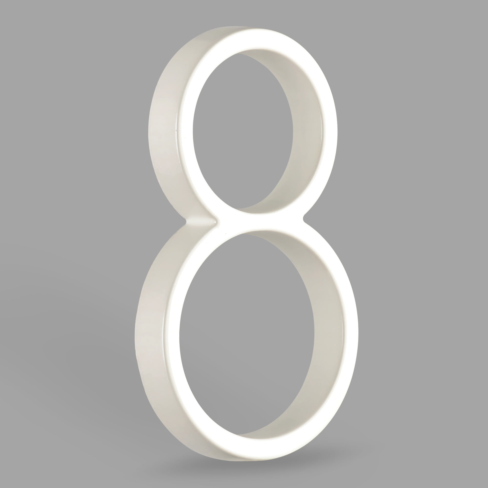 HASWARE Floating House Number Sign 5 inch (12 cm) Modern Door Numbers ...