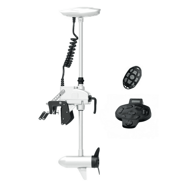 HASWING OUTDOOR Electric Trolling Motor 12V 55LB 26 Inch Shaft Cayman T ...