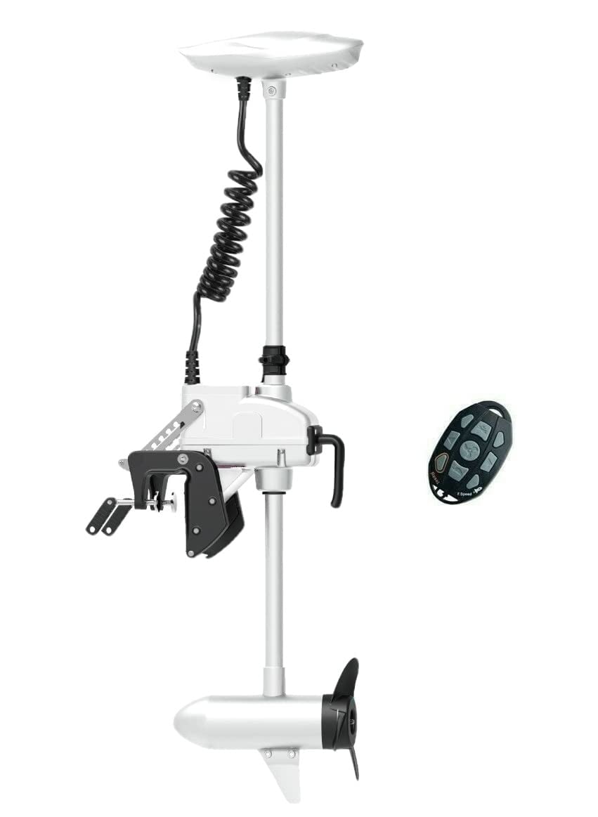 HASWING OUTDOOR Electric Trolling Motor 12V 55LB 26 Inch Shaft Cayman T ...