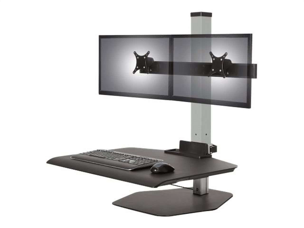 HAT Design Works Winston Workstation Dual Freestanding Sit-Stand ...