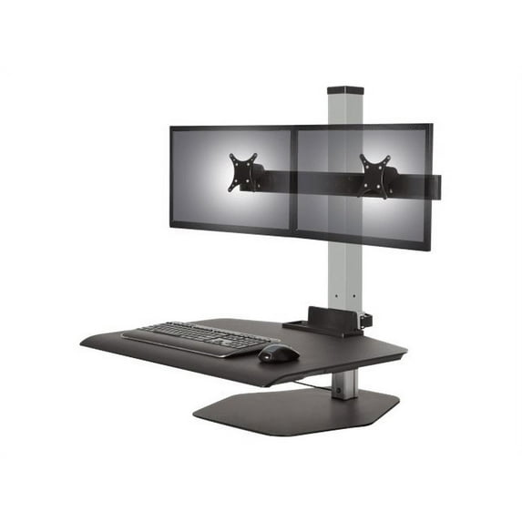 HAT Design Works Winston Workstation Dual Freestanding Sit-Stand ...