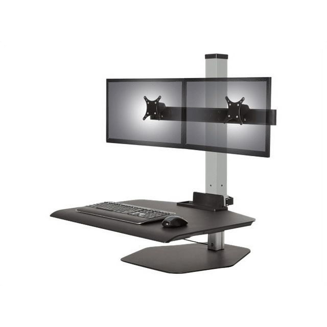 HAT Design Works Winston Workstation Dual Freestanding Sit-Stand ...