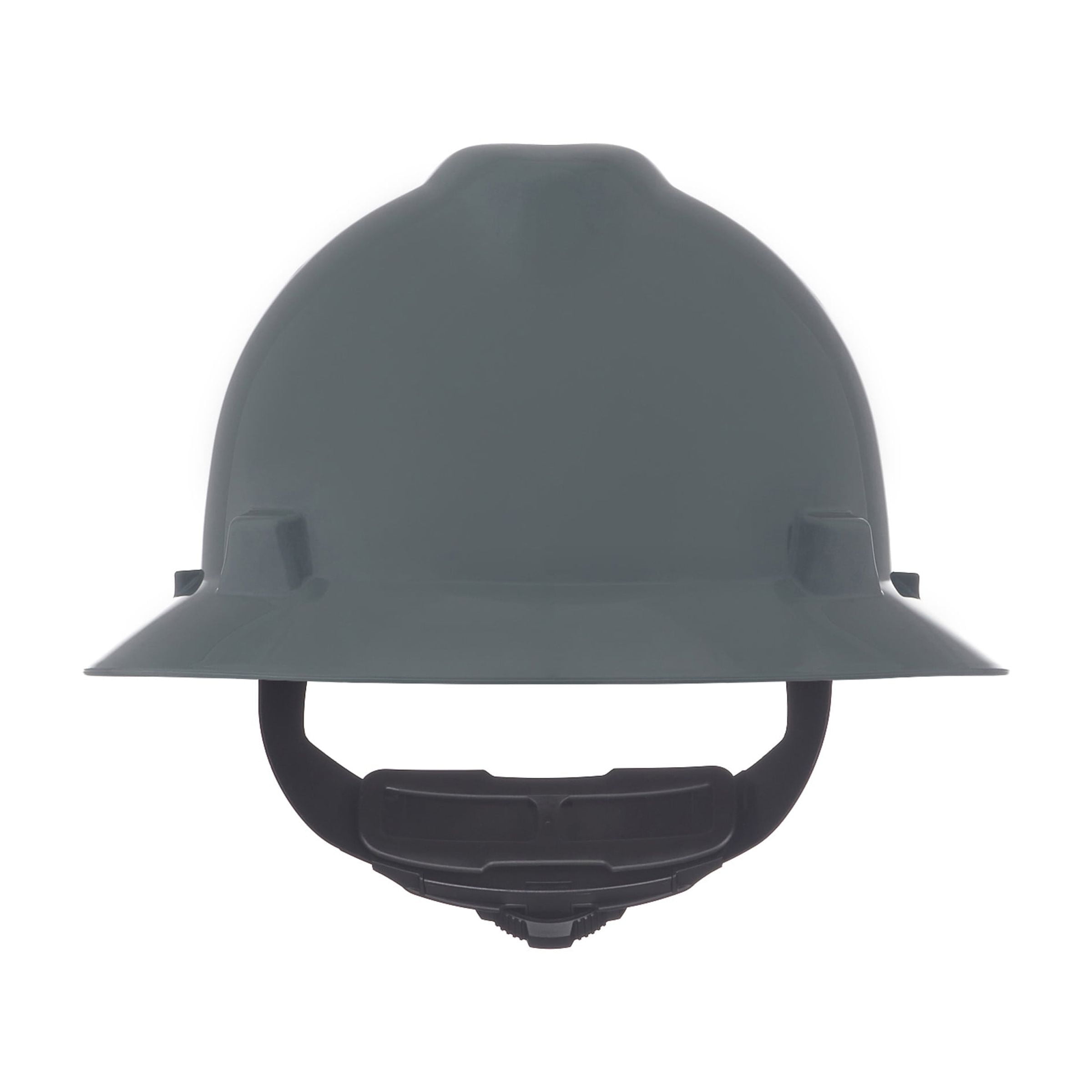 MSA 475367 V-Gard Full-Brim Hard Hat With Fas-Trac III Ratchet ...
