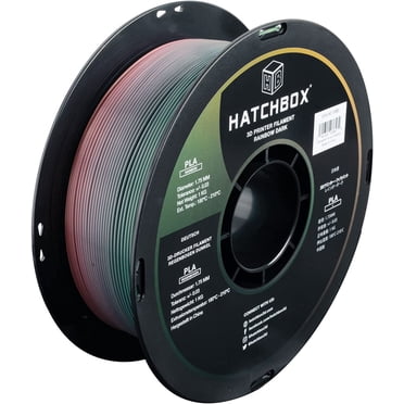 HATCHBOX 3D PLA-1KG1.75-PUR PLA 3D Printer Filament, Dimensional ...