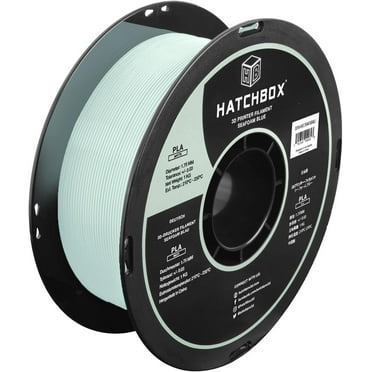 HATCHBOX 3D PLA-1KG1.75-WHT PLA 3D Printer Filament, Dimensional ...