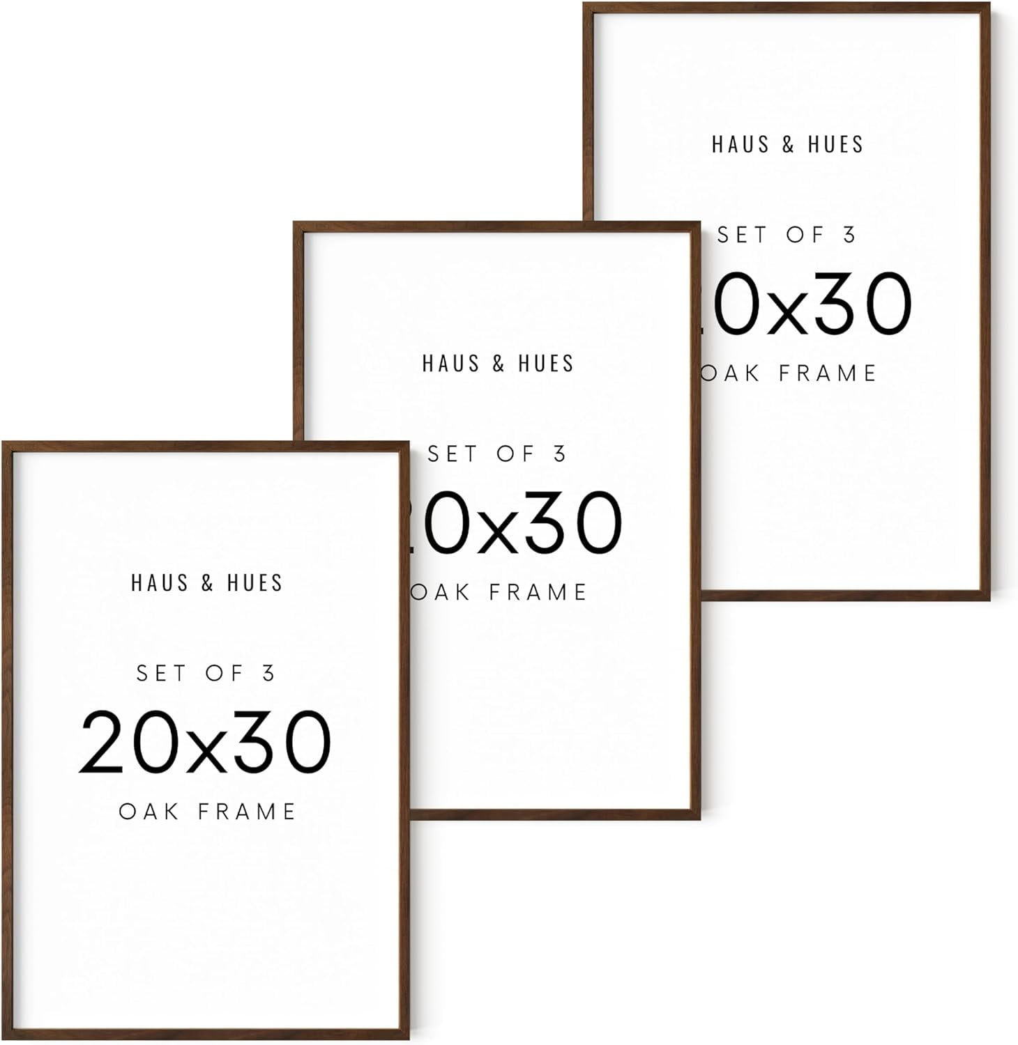 HAUS AND HUES 20x30 Picture Frames - Set of 3 Poster Frames 20x30 ...