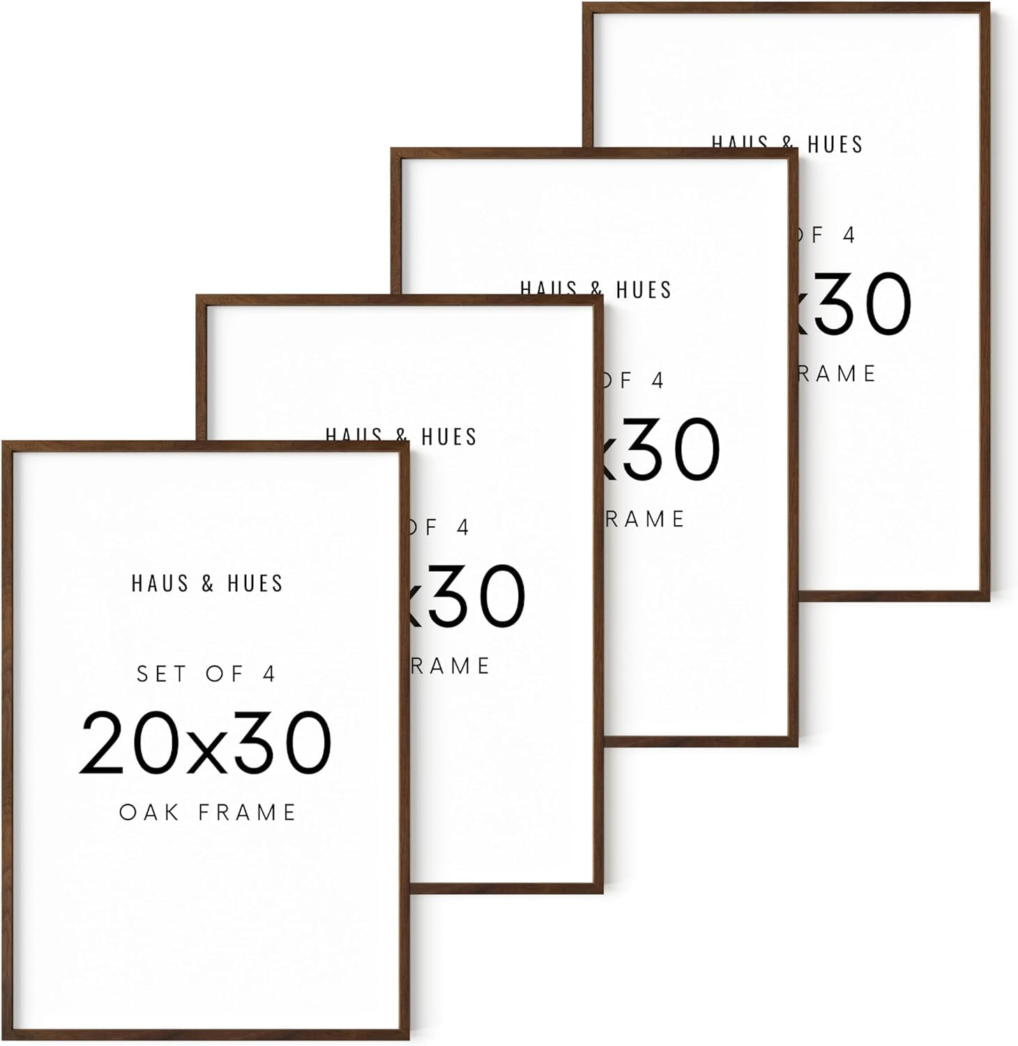 HAUS AND HUES 20x30 Picture Frames Set of 4 - Poster Frames 20x30 ...