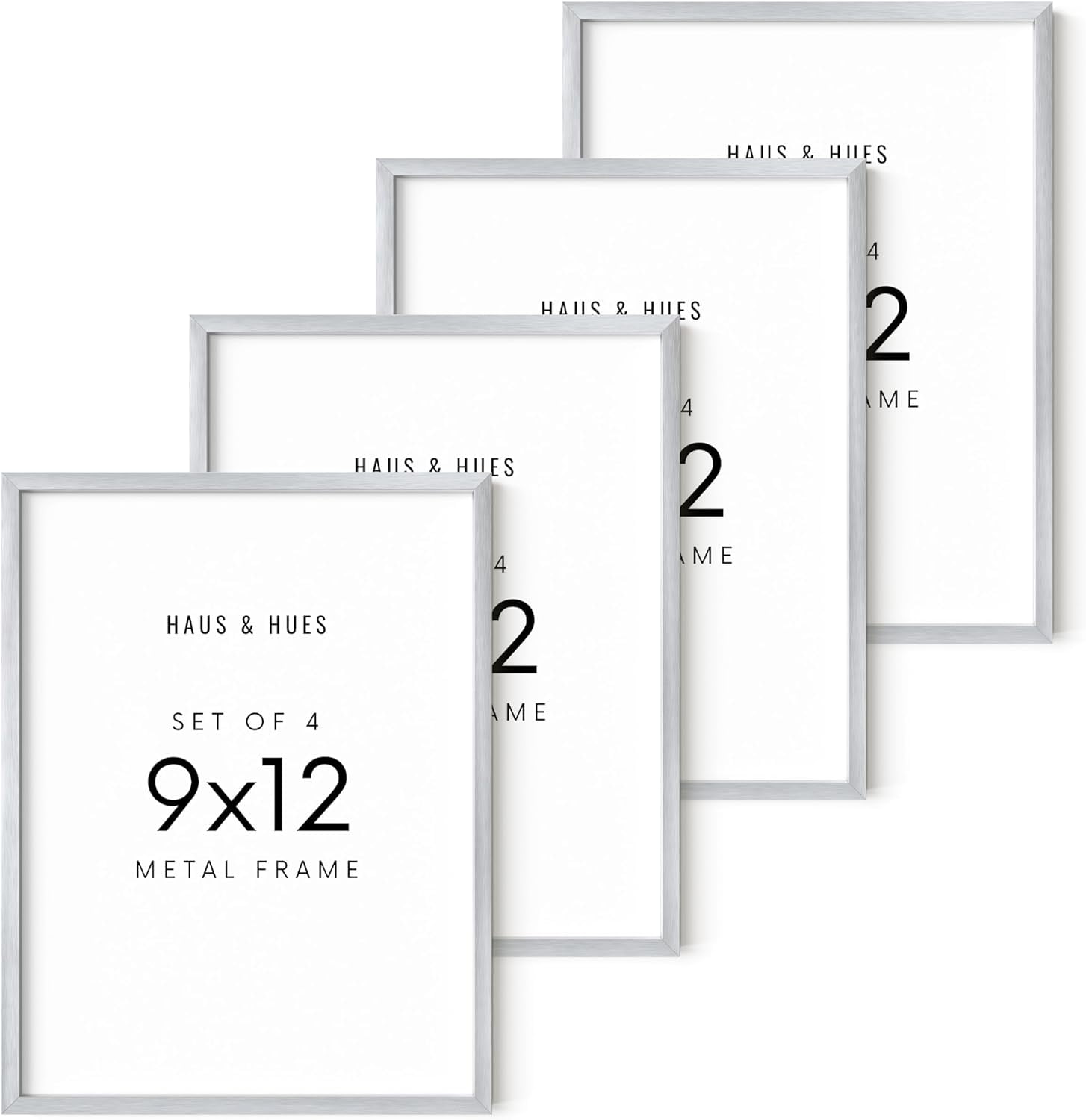 HAUS AND HUES 20x30 Silver Metal Picture Frames - Features Premium ...