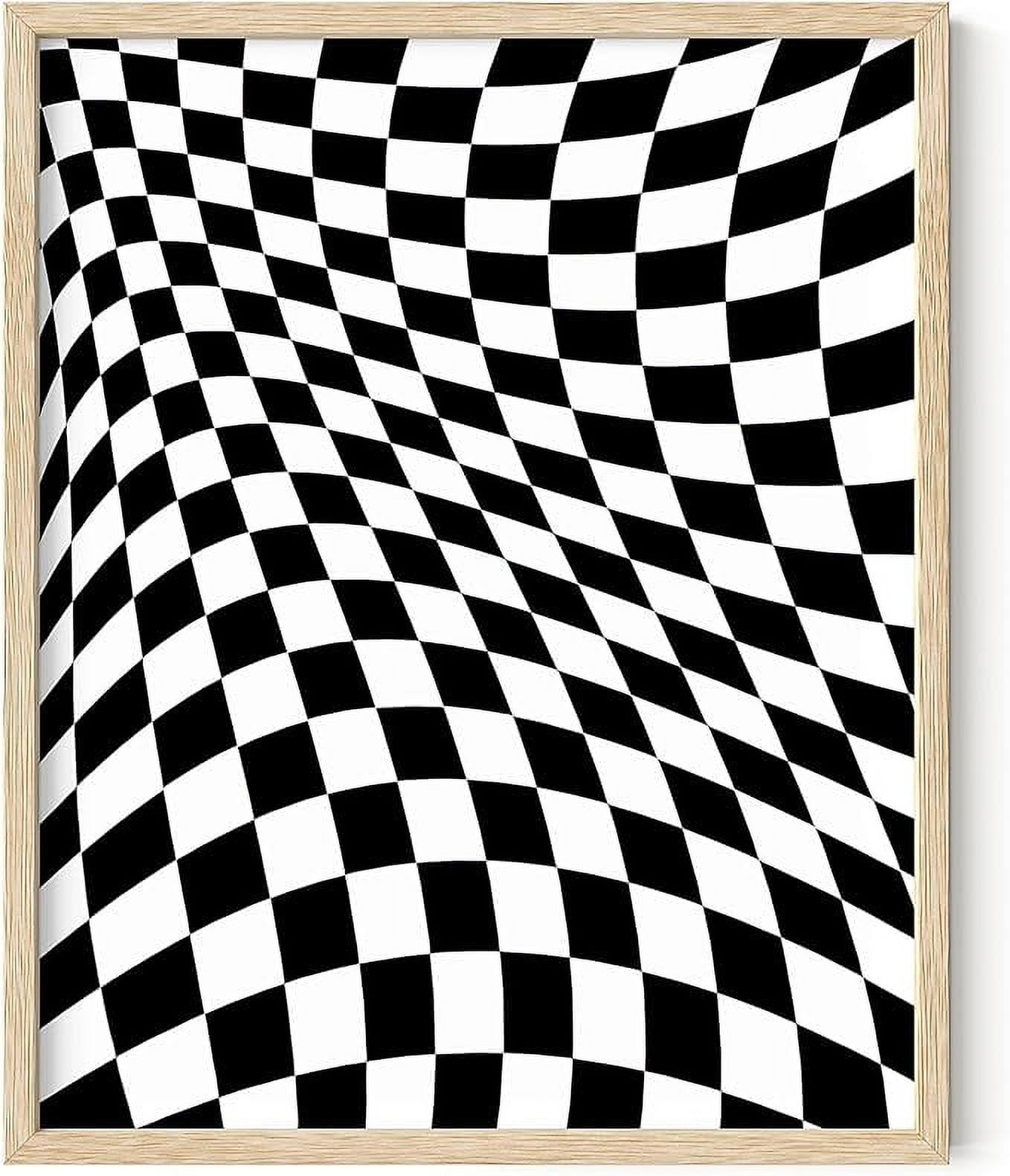 HAUS AND HUES 80s Room Decor Aesthetic Checkerboard Poster 90s Posters ...