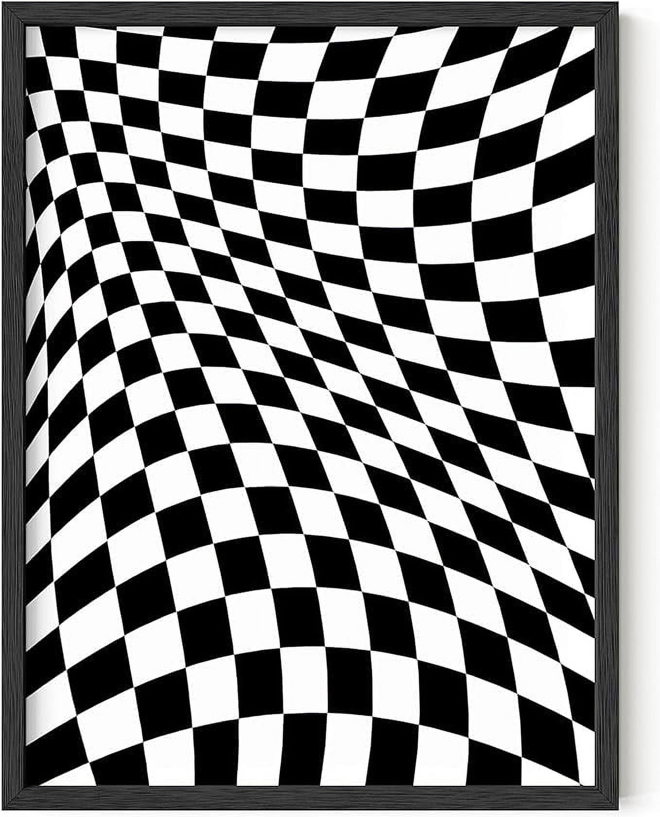 HAUS AND HUES 80s Room Decor Aesthetic Checkerboard Poster 90s Posters ...