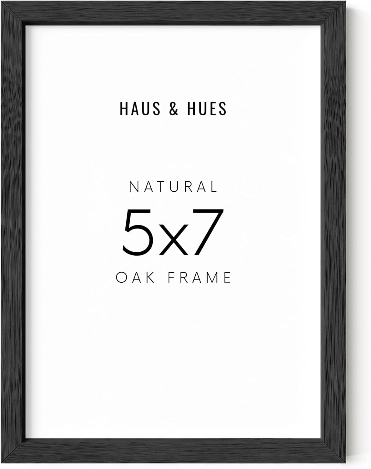 HAUS AND HUES Black 5x7 Picture Frame - Set of 1 5x7 Photo Frame, 5x7 ...