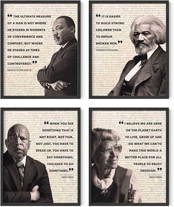 HAUS AND HUES Black History Posters for Classroom - African American ...