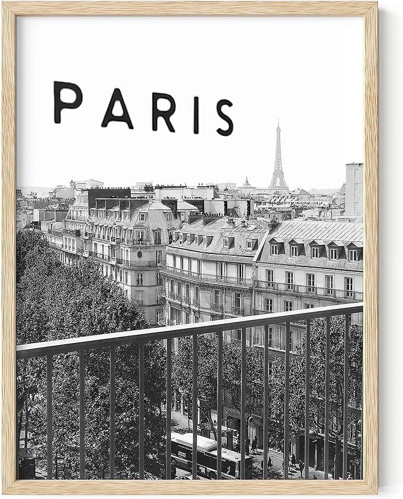 HAUS AND HUES Black and White Paris Wall Art Paris Poster Paris Decor ...