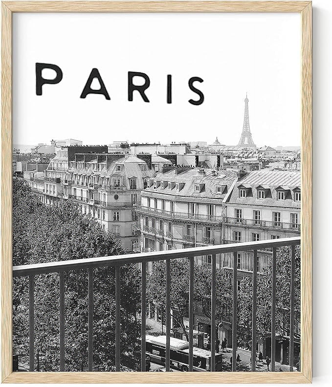 HAUS AND HUES Black and White Paris Wall Art Paris Poster Paris Decor ...