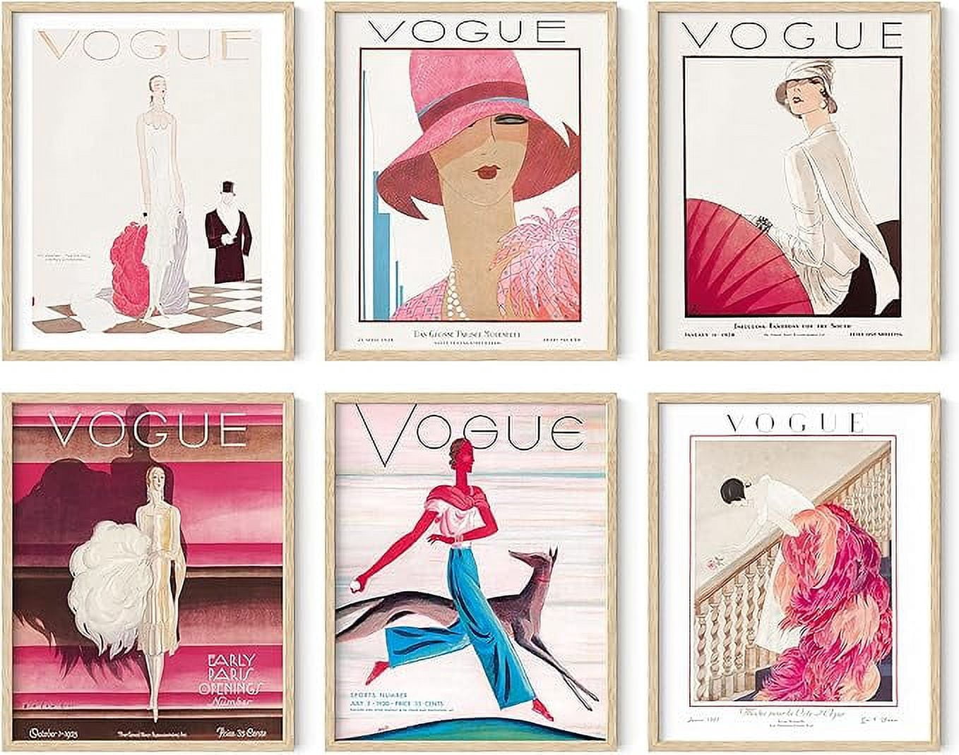 HAUS AND HUES Fashion Wall Art - Framed Wall Art Fashion Decor, Glam ...