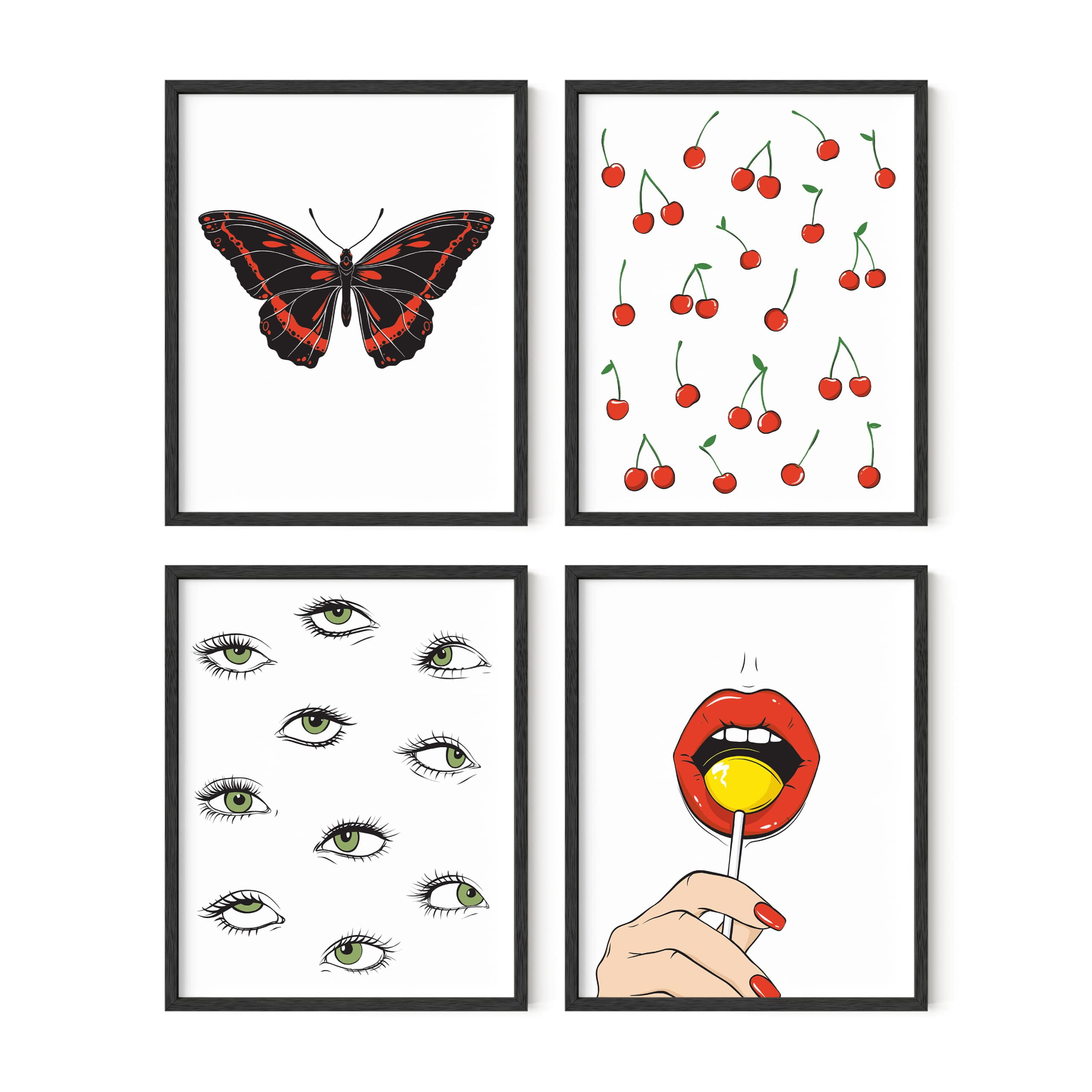 HAUS AND HUES Grunge Posters - Cool Posters for Room Aesthetic, Trippy ...