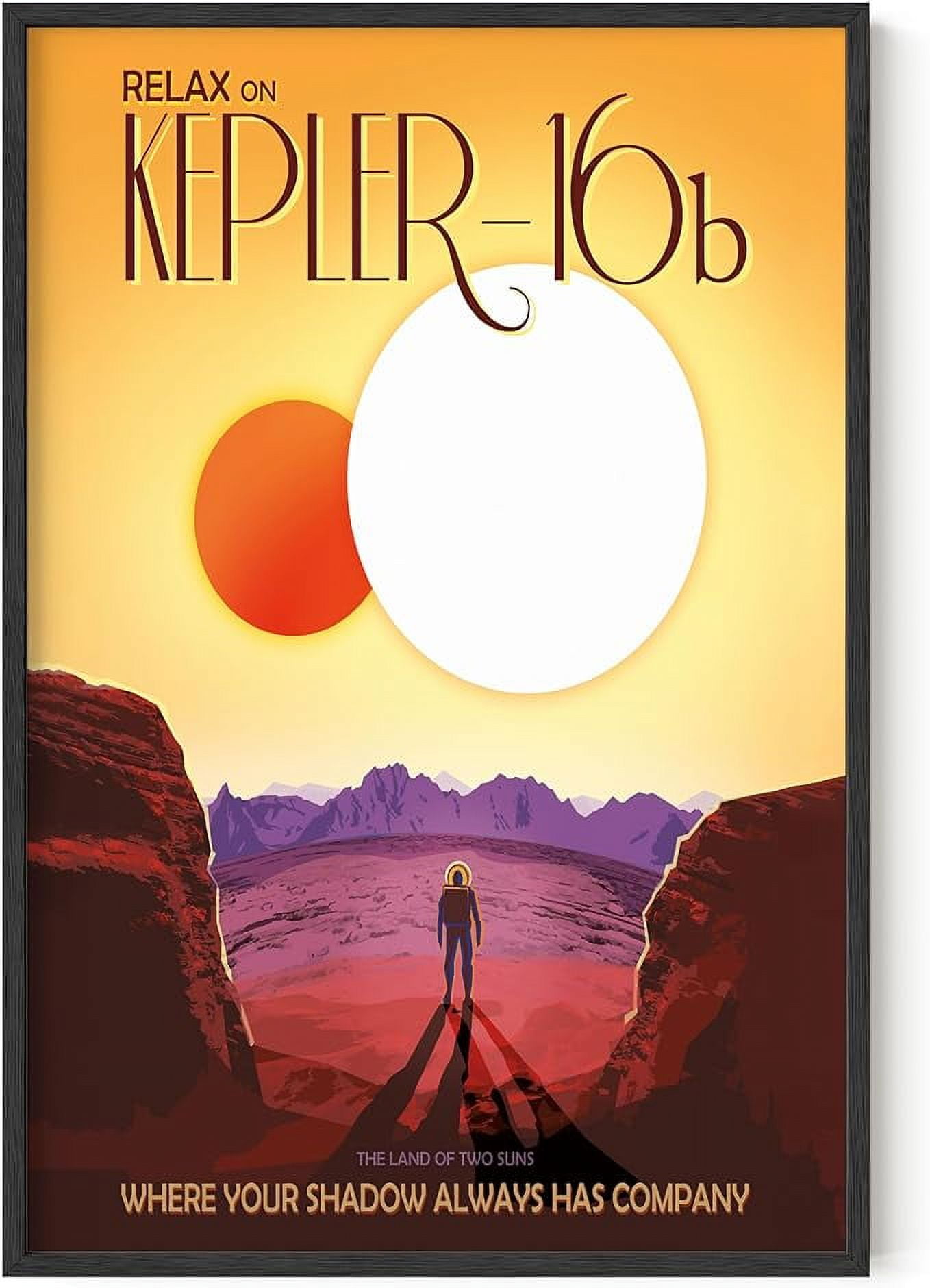 HAUS AND HUES Kepler 16b Space Posters for Room, Nasa JPL Posters Space ...