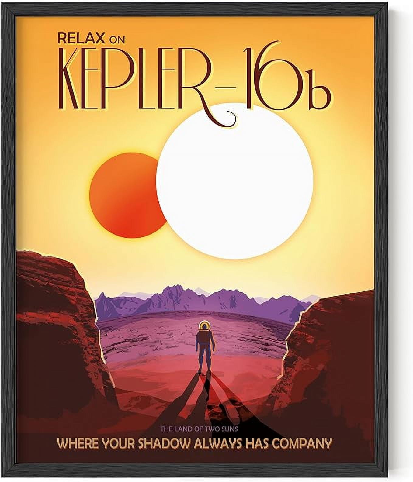 HAUS AND HUES Kepler 16b Space Posters for Room, Nasa JPL Posters Space ...