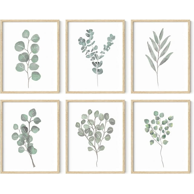 HAUS AND HUES Leaf Prints Botanical Wall Decor,Botanical Art Prints ...