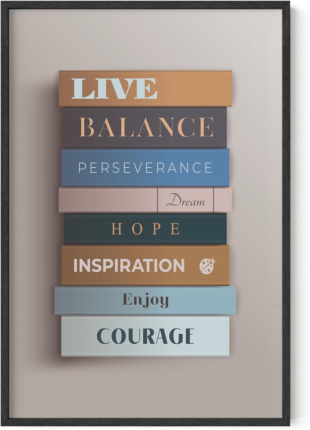 HAUS AND HUES Mindset Is Everything Wall Art - Motivational Posters For ...