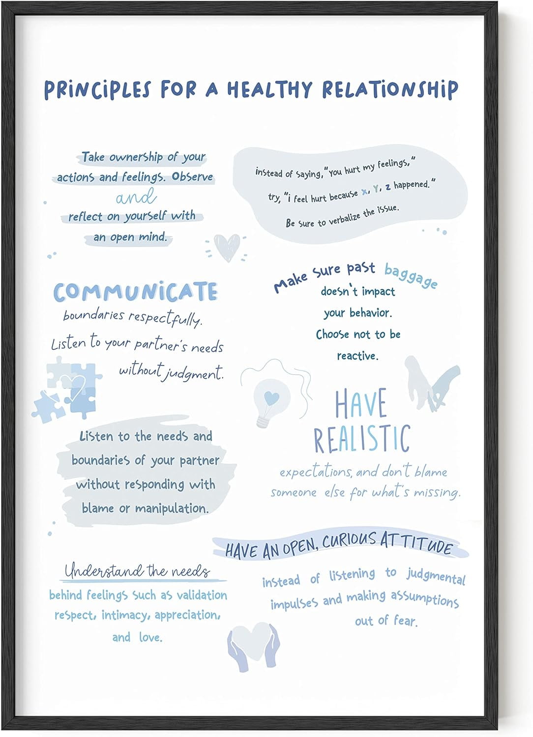 HAUS AND HUES Motivational Positive Quotes - Principles for a Healthy ...