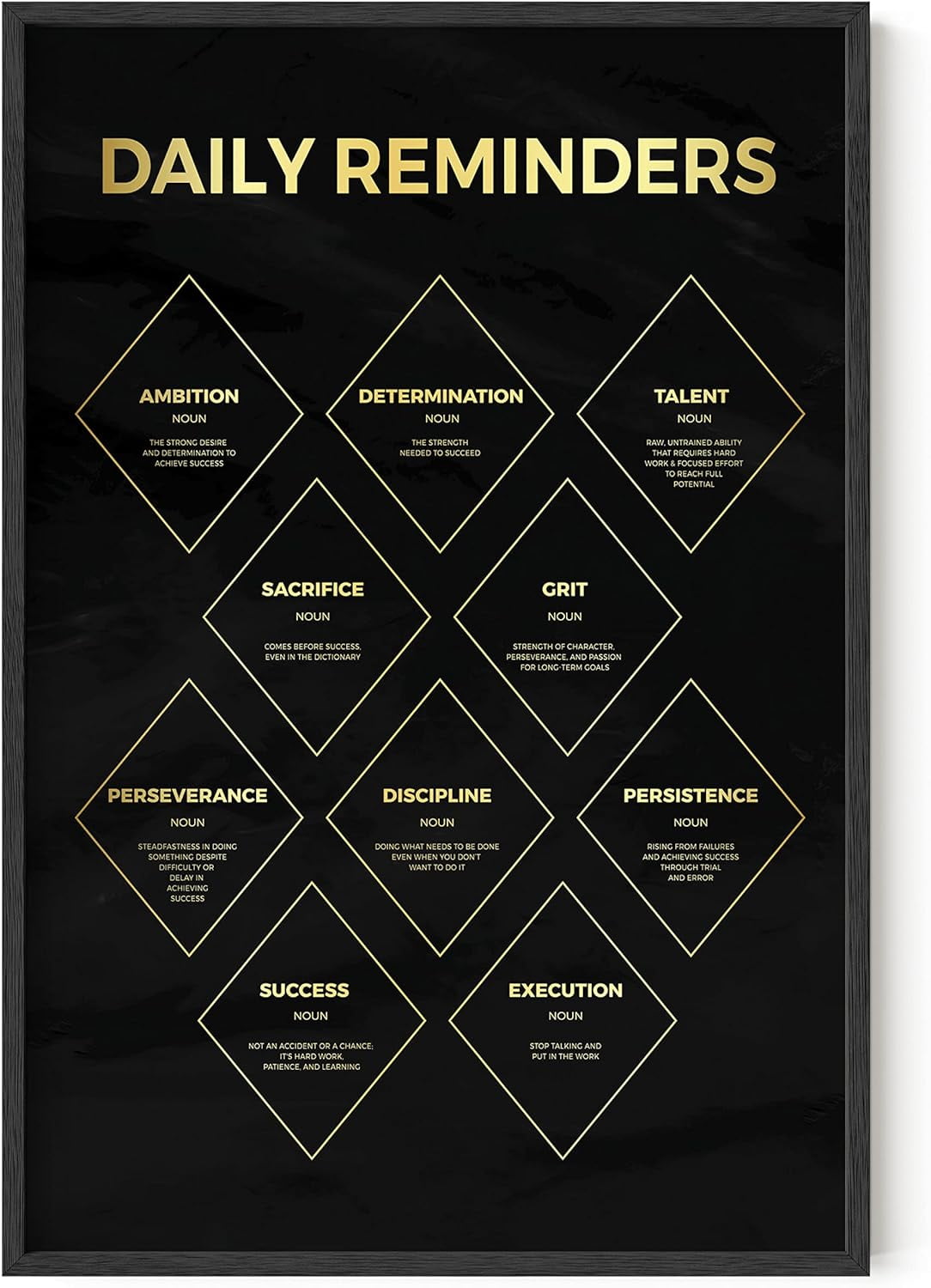 HAUS AND HUES Motivational Posters For Office - Positive Quotes Wall ...