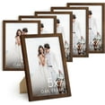 HAUS AND HUES Natural Wood Picture Frames 5x7 - Set of 6 5x7 Picture ...