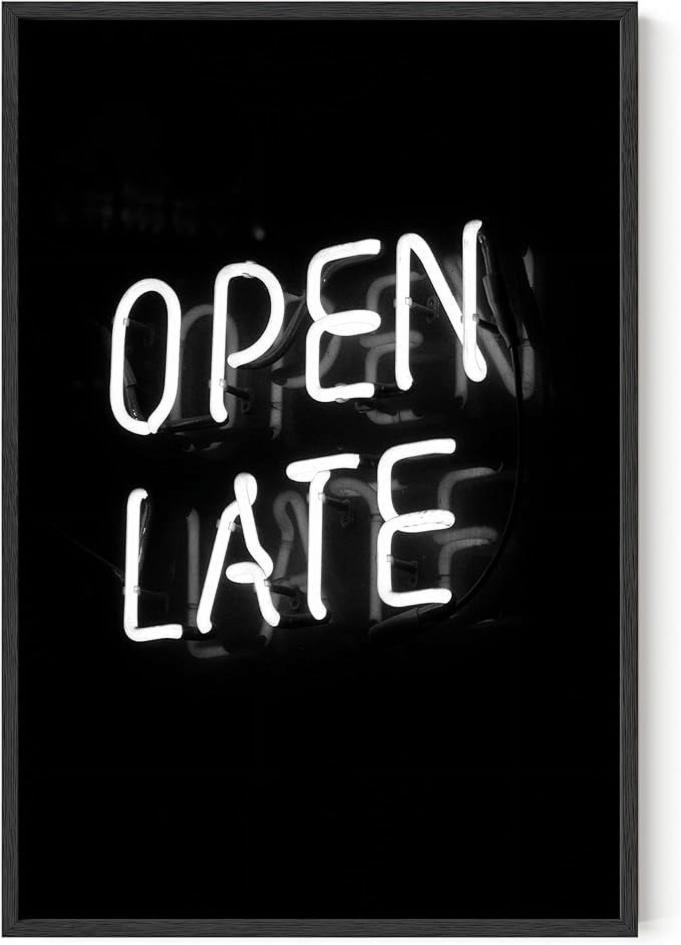 HAUS AND HUES Neon Posters Open Late Neon Sign Neon Room Decor Neon ...