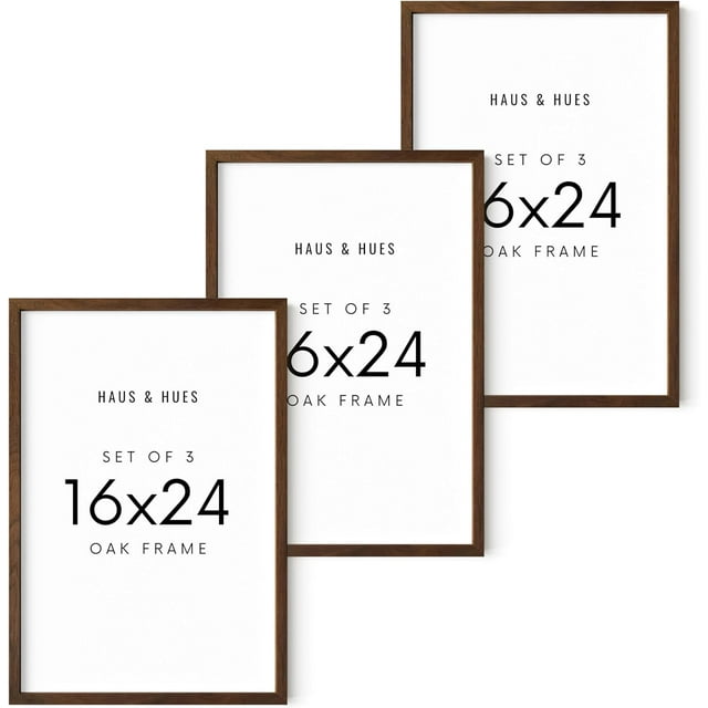 HAUS AND HUES Picture Frames 16x24 - Set of 3 16x24 Frame 3 Pack, 16x24 ...
