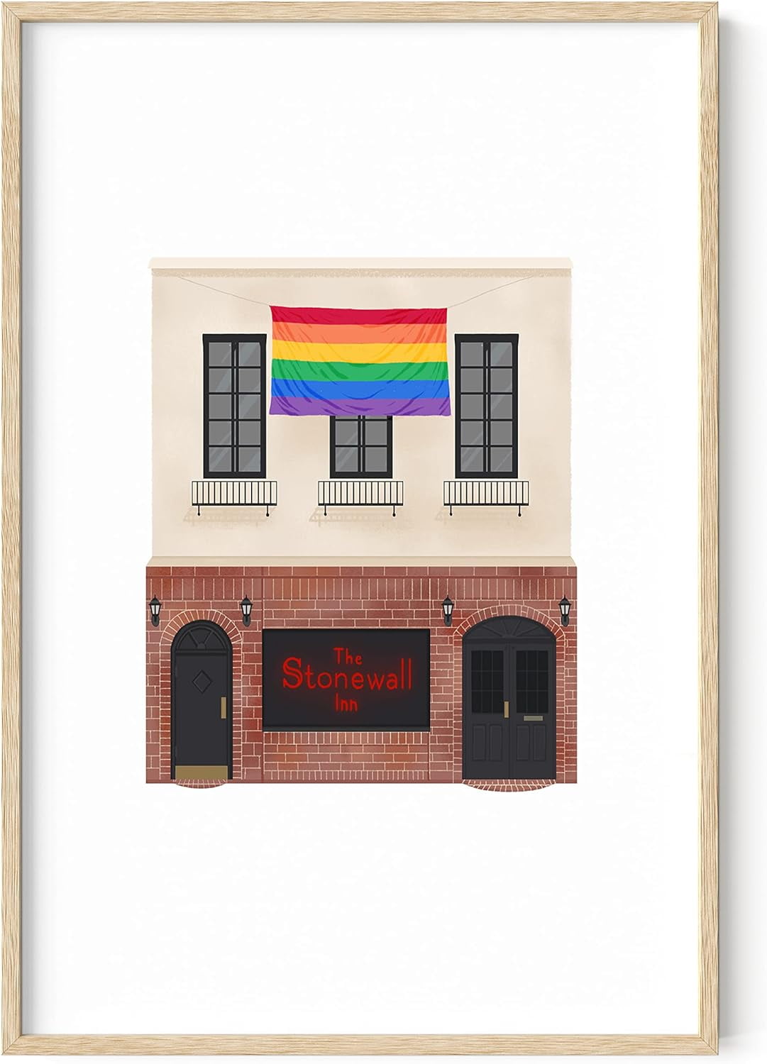 HAUS AND HUES Pride Artwork LGBTQ Decor Pride Sign - Pride Month ...