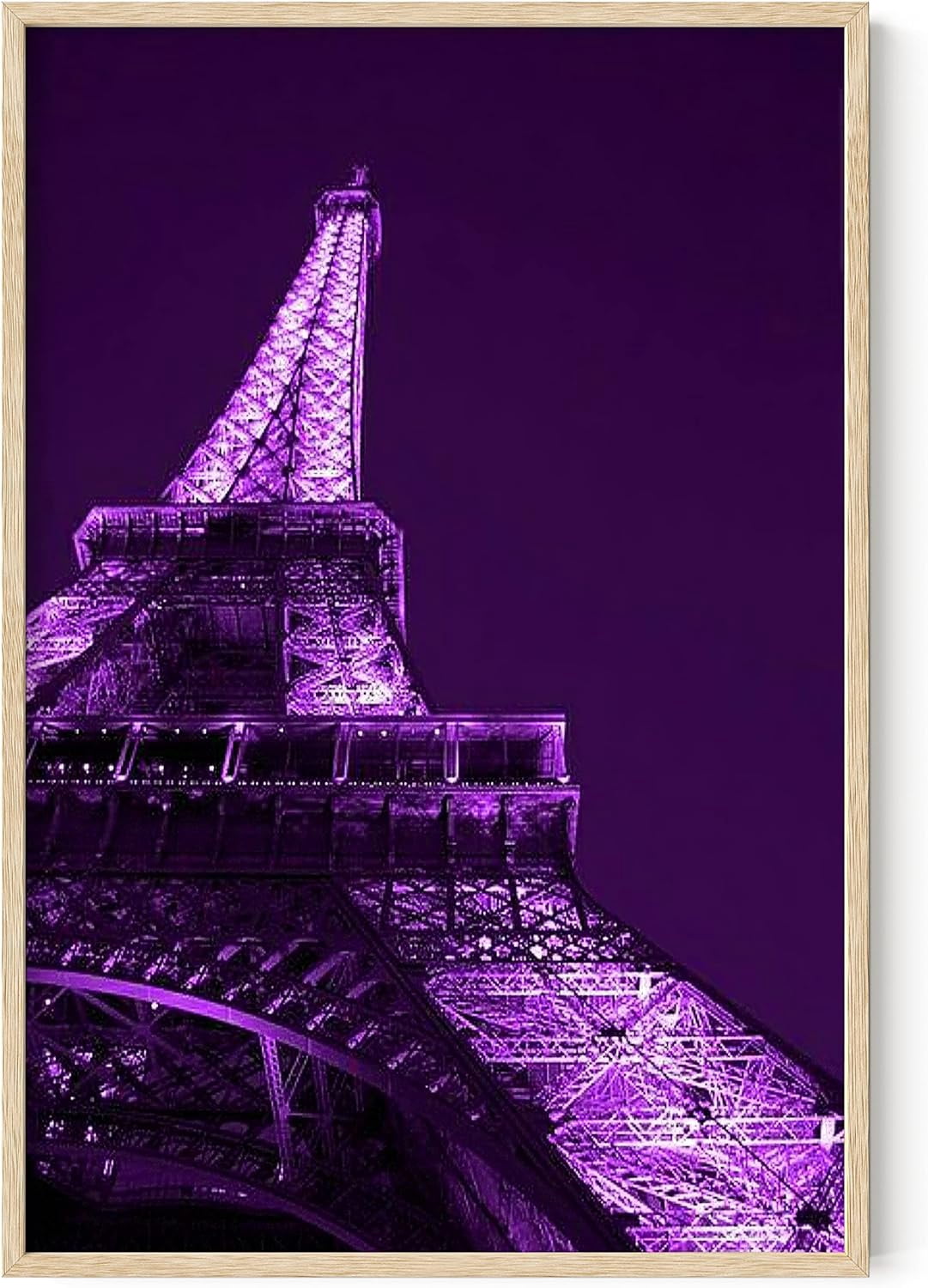 HAUS AND HUES Purple Wall Art & Paris Wall Decor for Bedroom - Paris ...