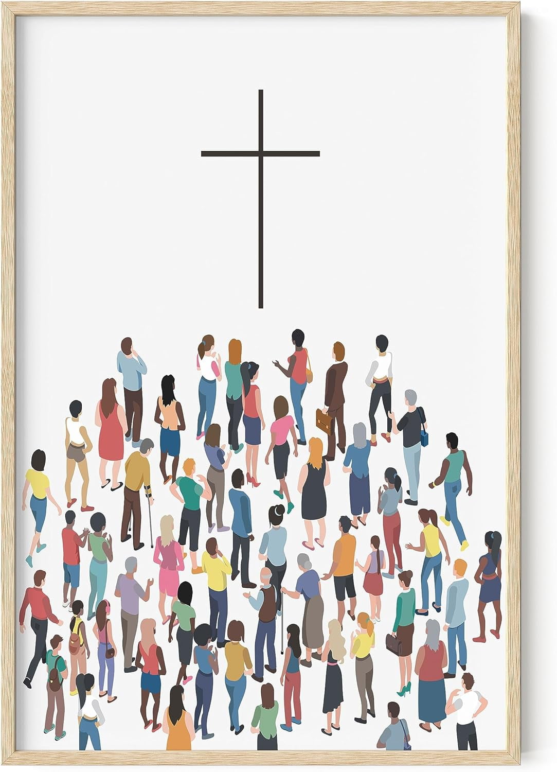 HAUS AND HUES Religious Wall Posters - The Cross of Jesus Christ ...