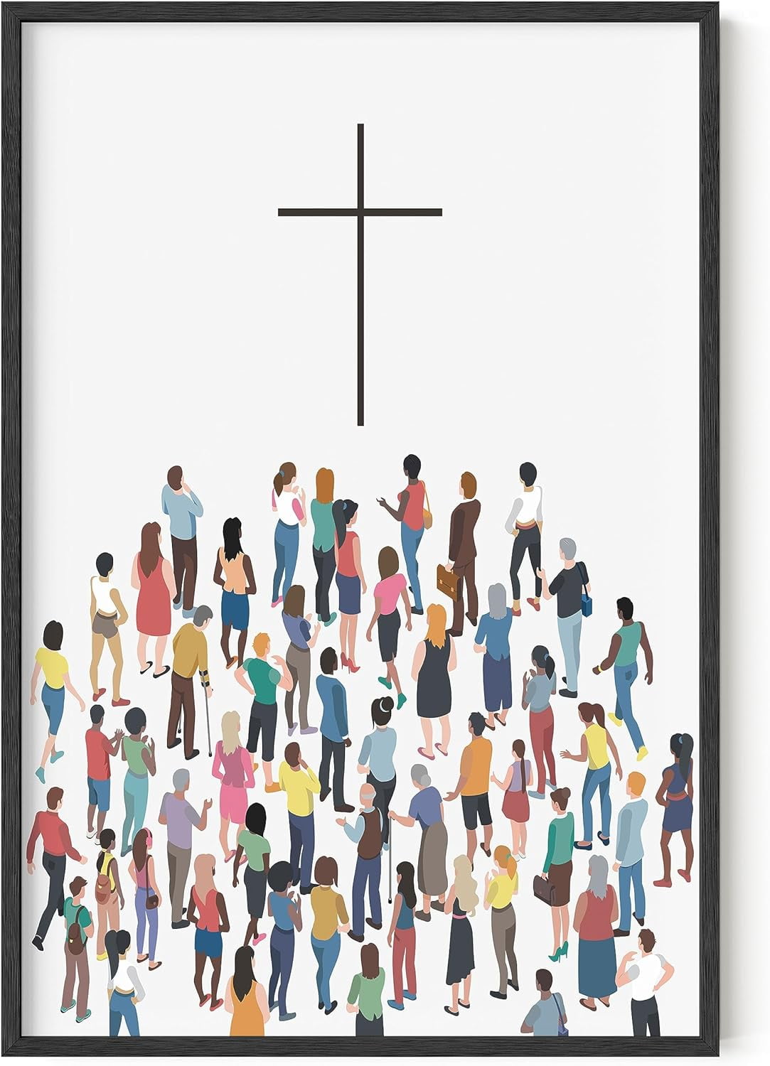 HAUS AND HUES Religious Wall Posters - The Cross of Jesus Christ ...
