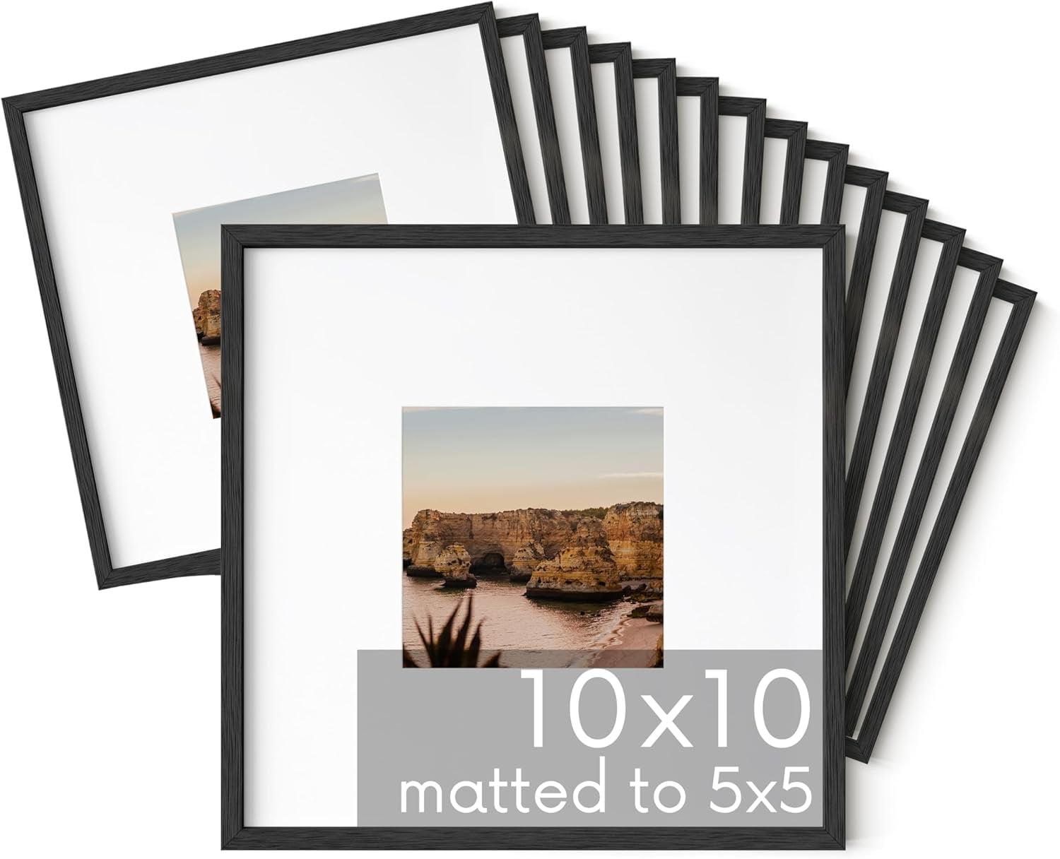 HAUS AND HUES Set of 15 10x10 Picture Frame - 10x10 Frame Square ...