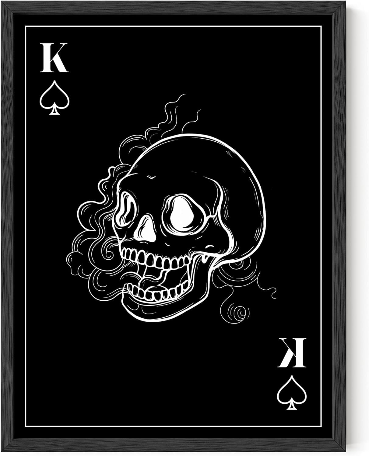 HAUS AND HUES Skull Posters - Skull Art Halloween Print Spooky Pictures ...