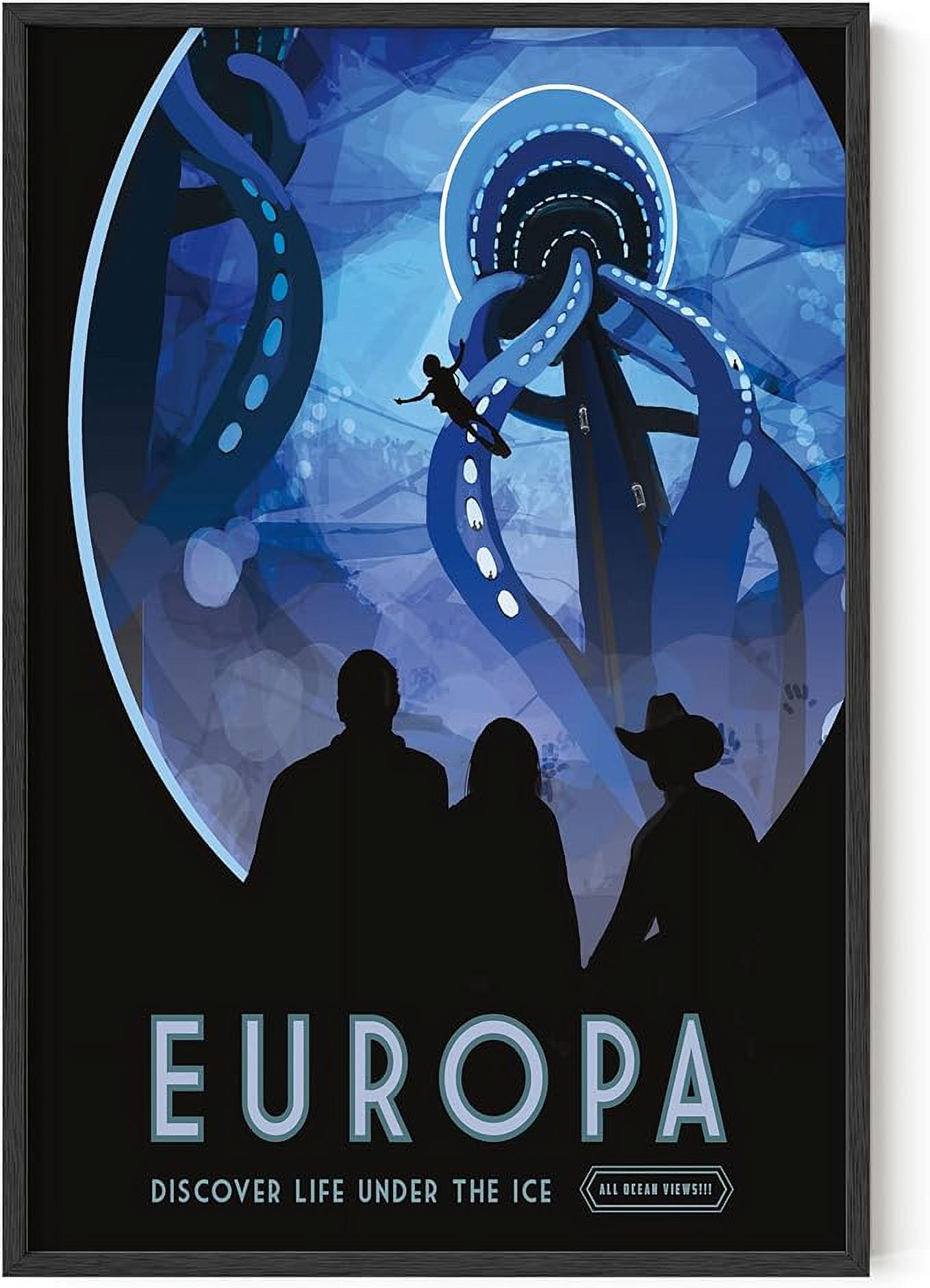 HAUS AND HUES Space Posters, Retro Sci Fi Art, Vintage Space Wall Art ...