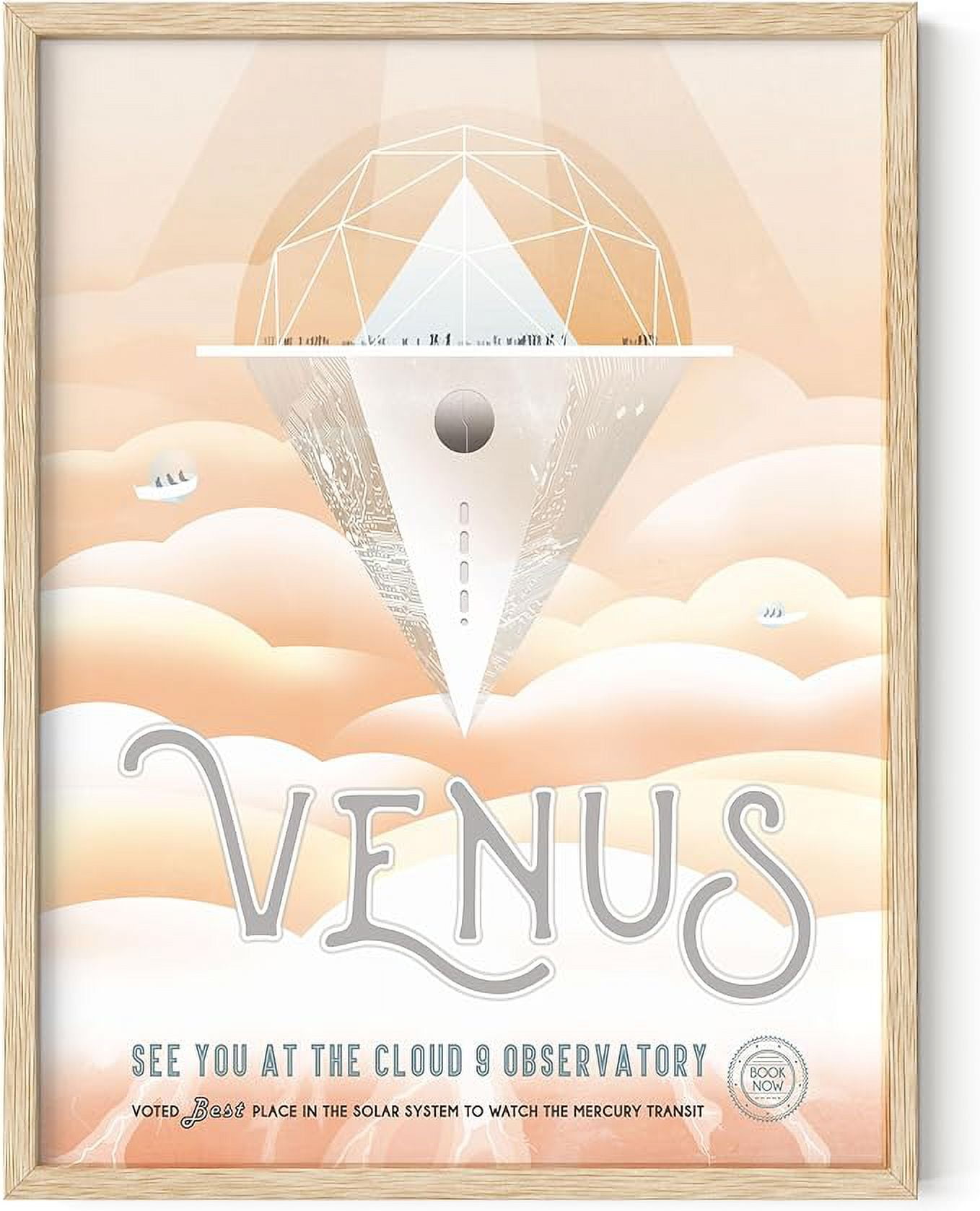 HAUS AND HUES Space Wall Art - Vintage Space Posters, NASA JPL Poster ...