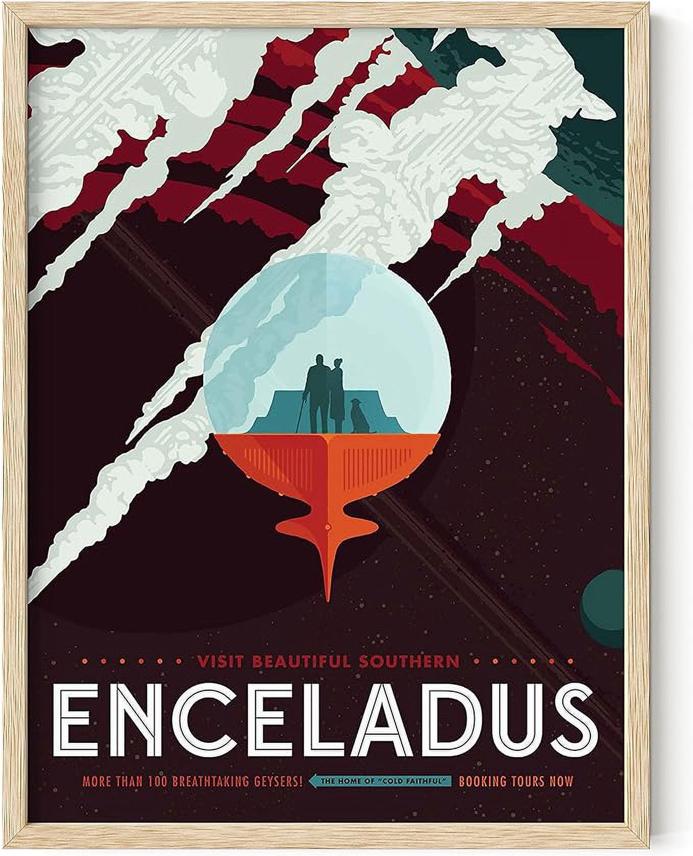 HAUS AND HUES Space Wall Art - Vintage Space Posters, NASA JPL Poster ...