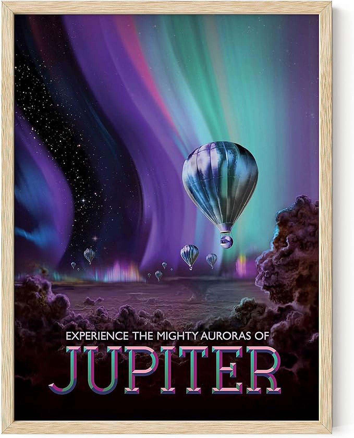 HAUS AND HUES Space Wall Art - Vintage Space Posters, NASA JPL Poster ...